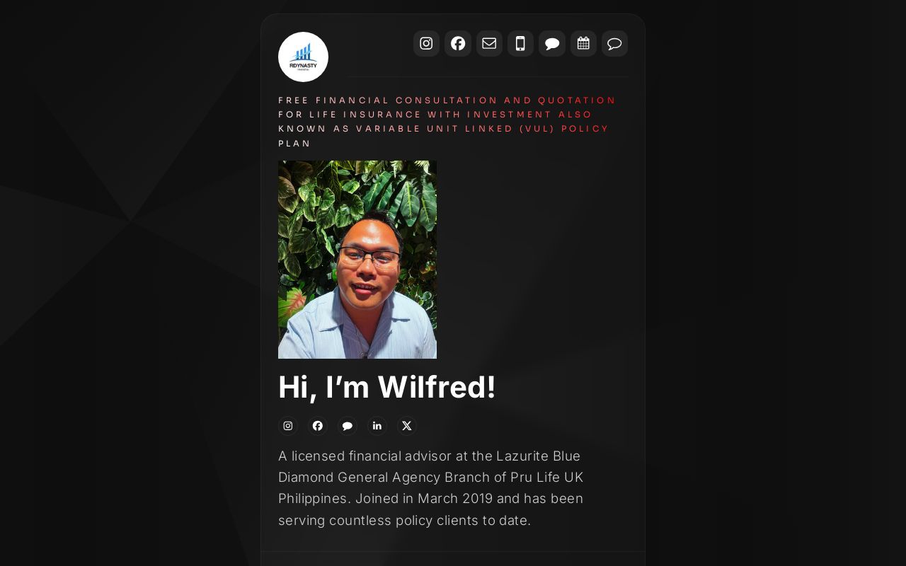 Your Trusted and Licensed Financial Advisor